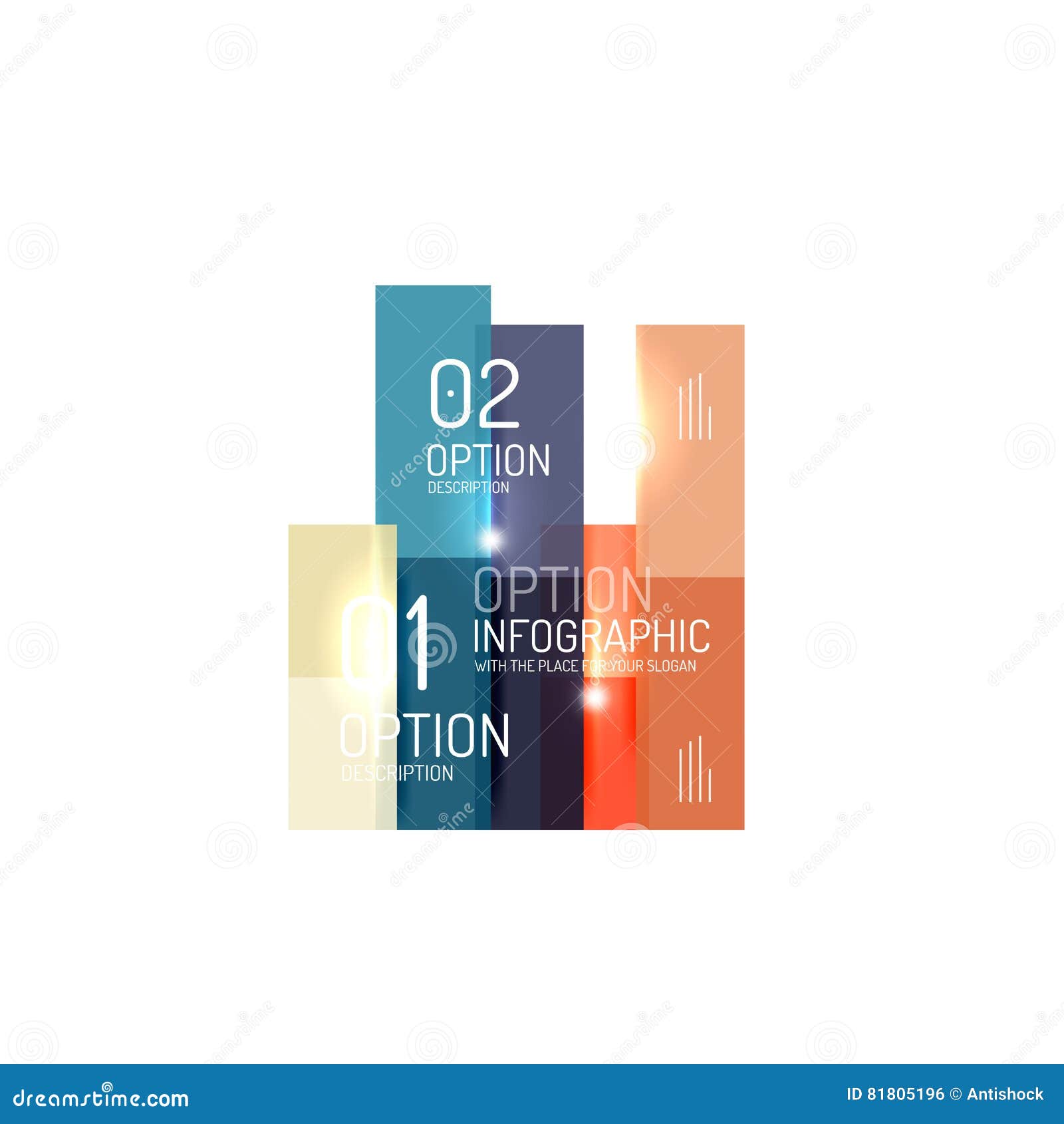 Vector Business Infographics, Option Select Stock Vector - Illustration ...