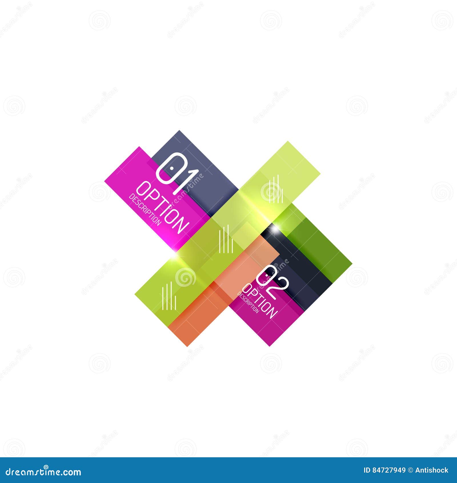 Vector Business Infographics, Option Select Stock Vector - Illustration ...