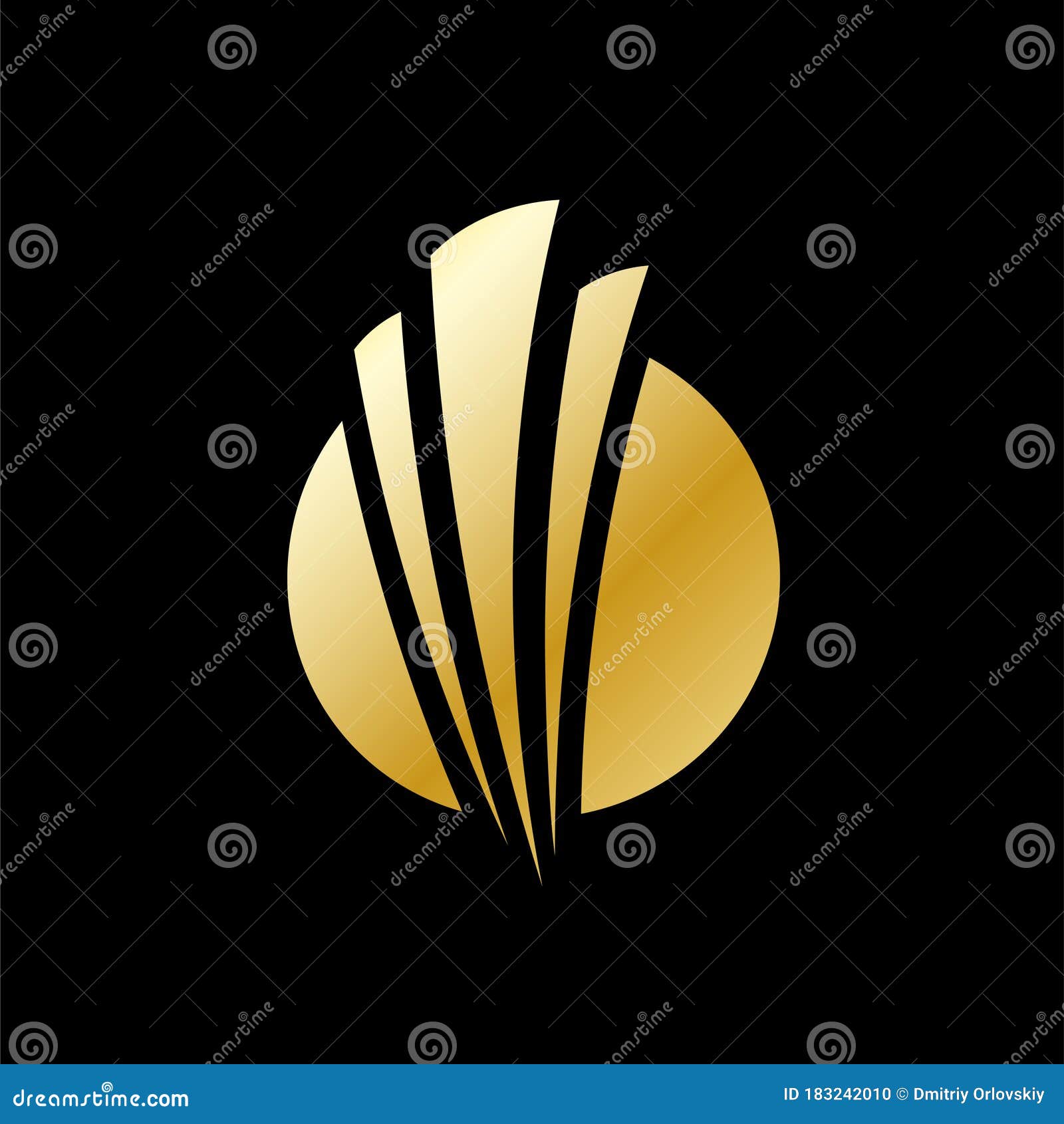 Vector Business Logo Concept Illustration. Positive Geometric Sign in ...