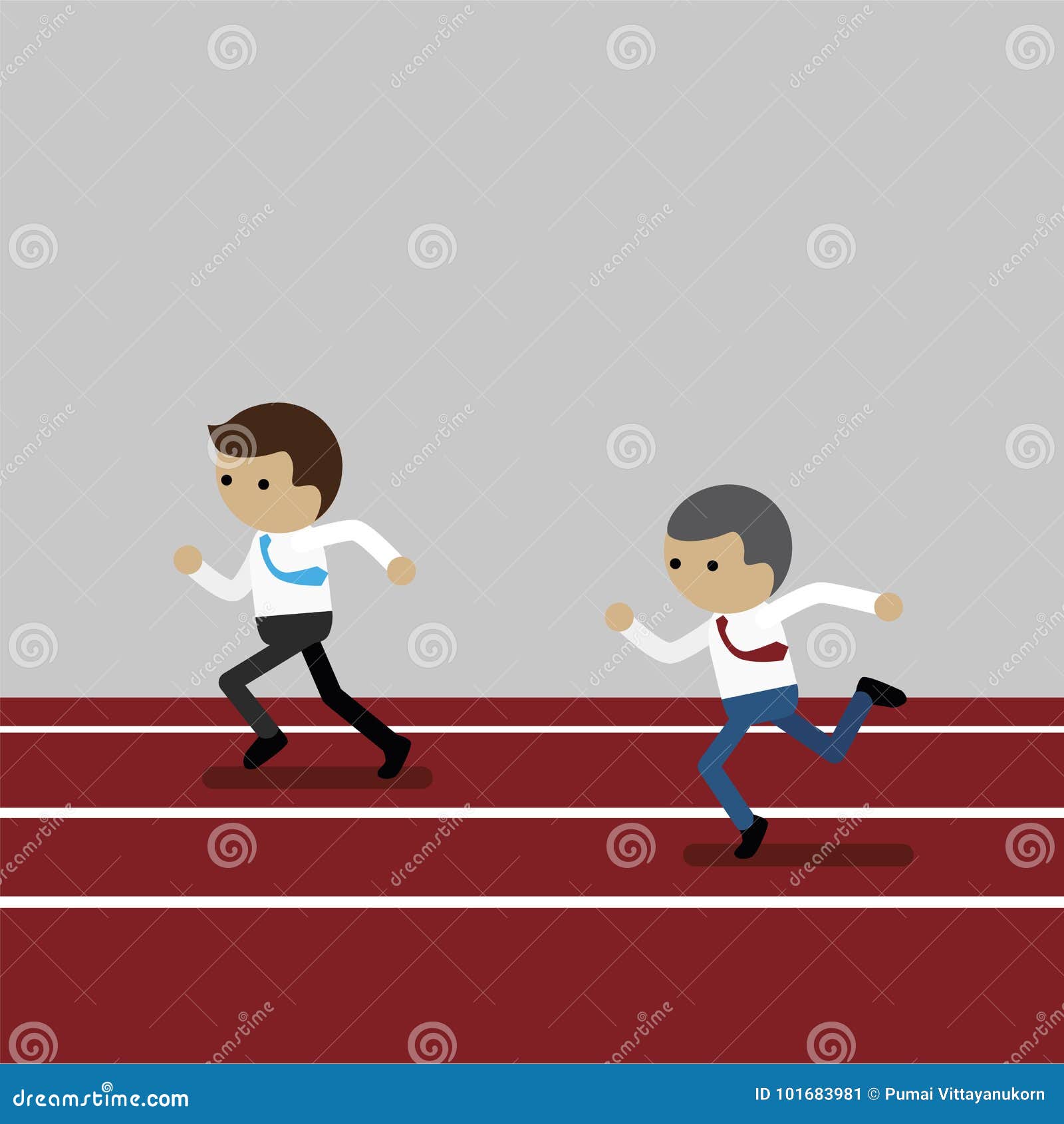 Business man competitive stock vector. Illustration of competition ...