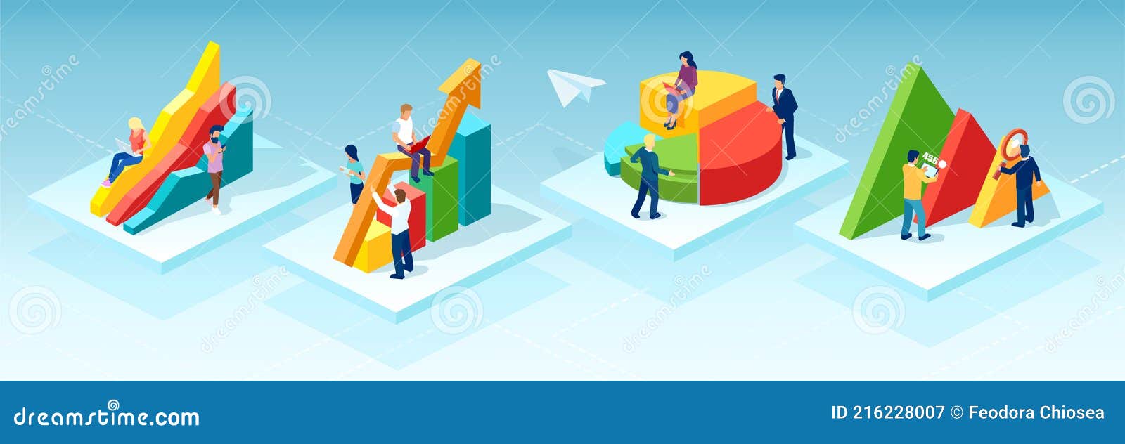 Vector of Businesspeople Analyzing Data Charts and Graphs Stock Vector ... Vector of Businesspeople Analyzing Data Charts and Graphs Stock Vector ...