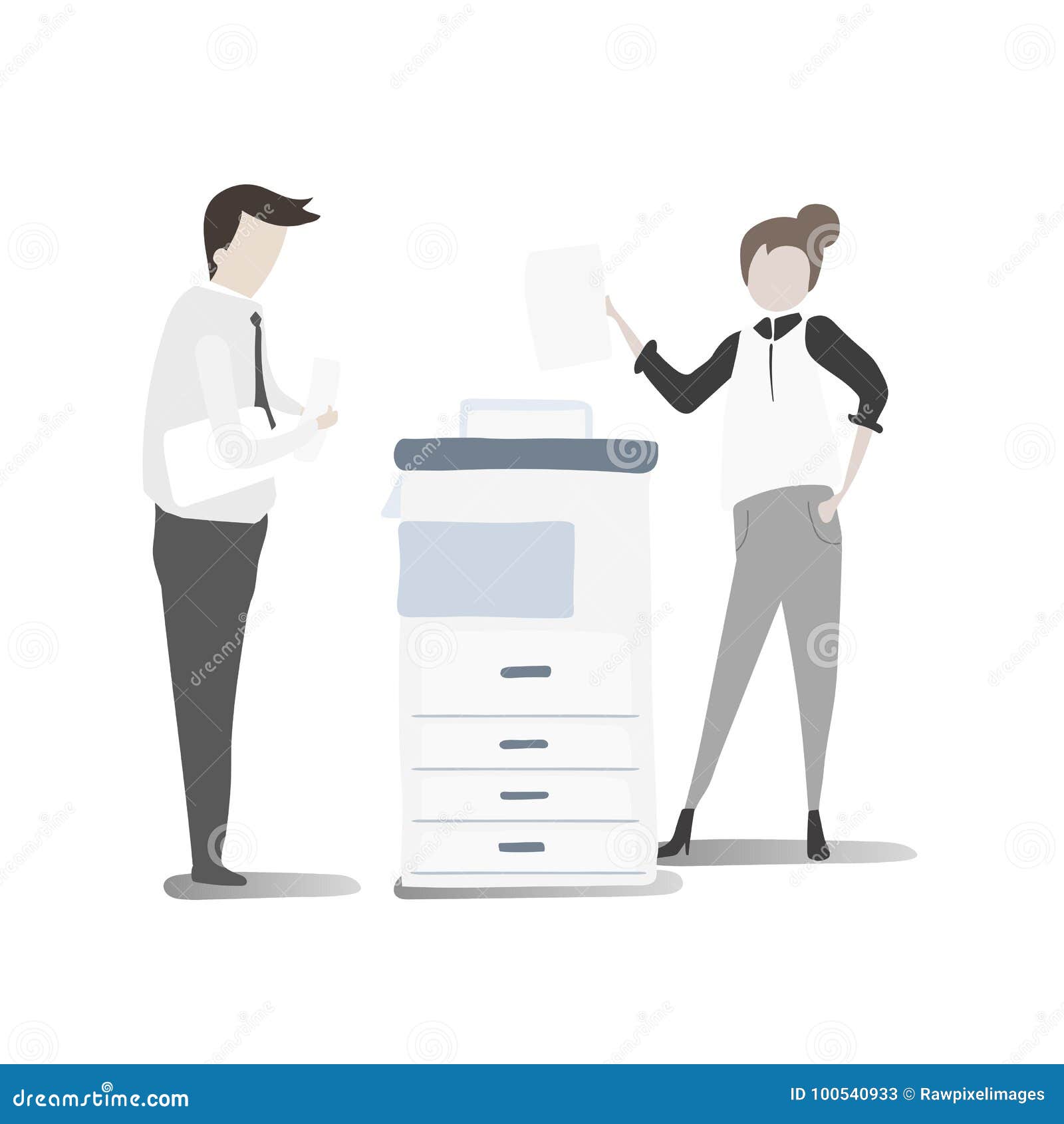 Vector Business People Communicating with Each Other Stock Vector ... Vector Business People Communicating with Each Other Stock Vector ...