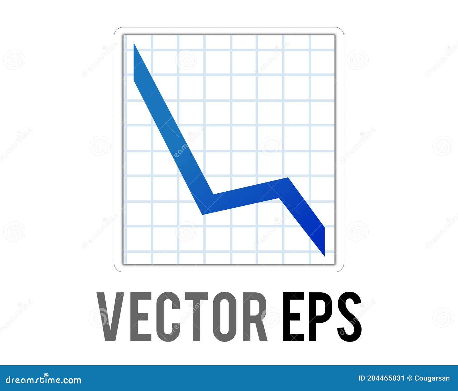 Bar Chart. Decreasing. Bar Graph. Isolated. White Color. Royalty-Free ...