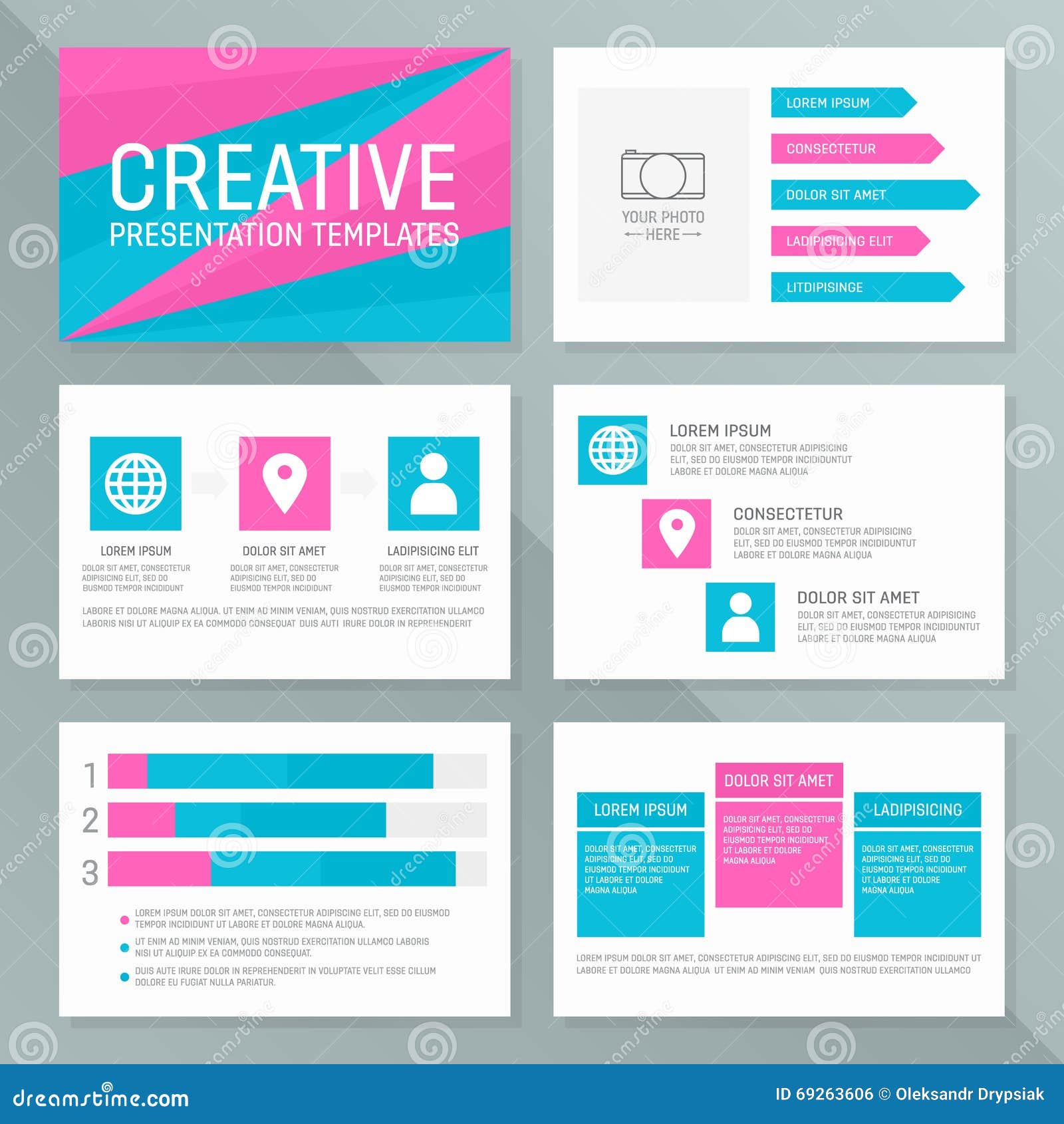 Vector Business Presentation Template Slides Background Design ...