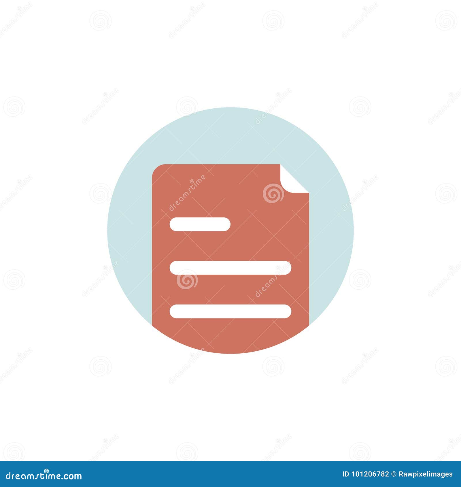 Vector of Business Report Paper Icon Stock Vector - Illustration of ...