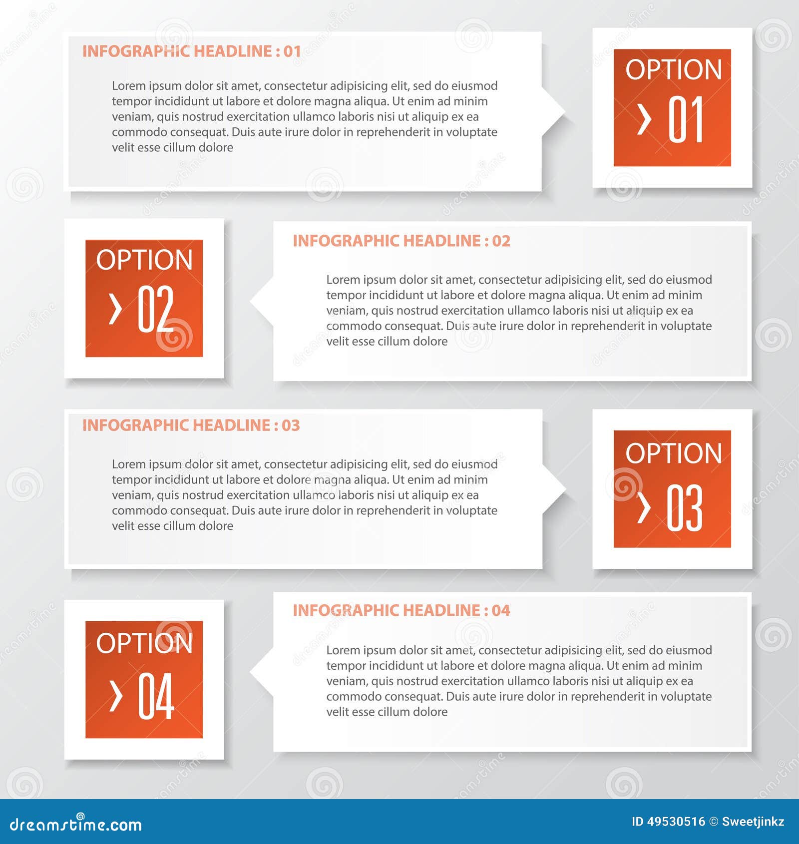 Vector Business Step Paper Chart and Numbers Banner Design Template ...