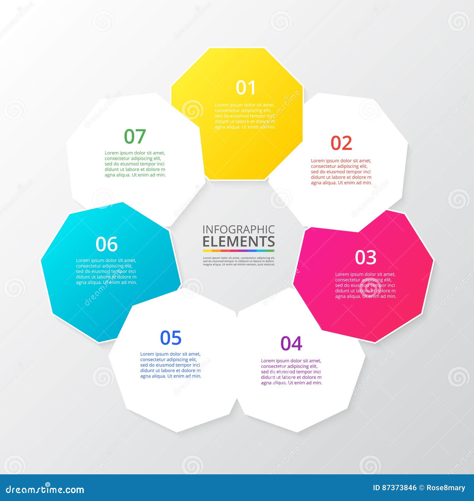Vector Business Template for Presentation. Stock Vector - Illustration ...