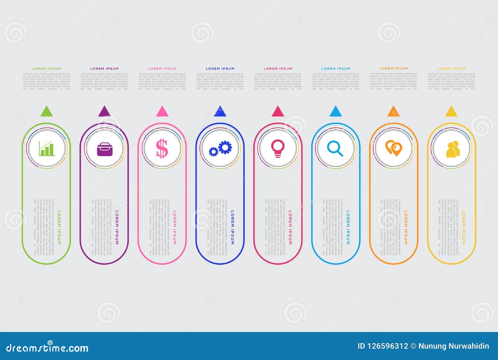 Vector Business Template for Presentation. Modern Data Visualization ...