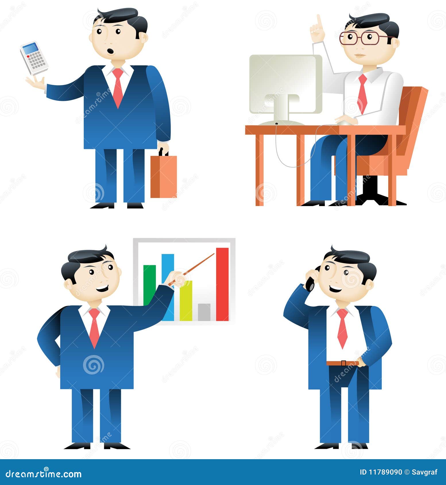 Vector Businessman | CartoonDealer.com #11789090
