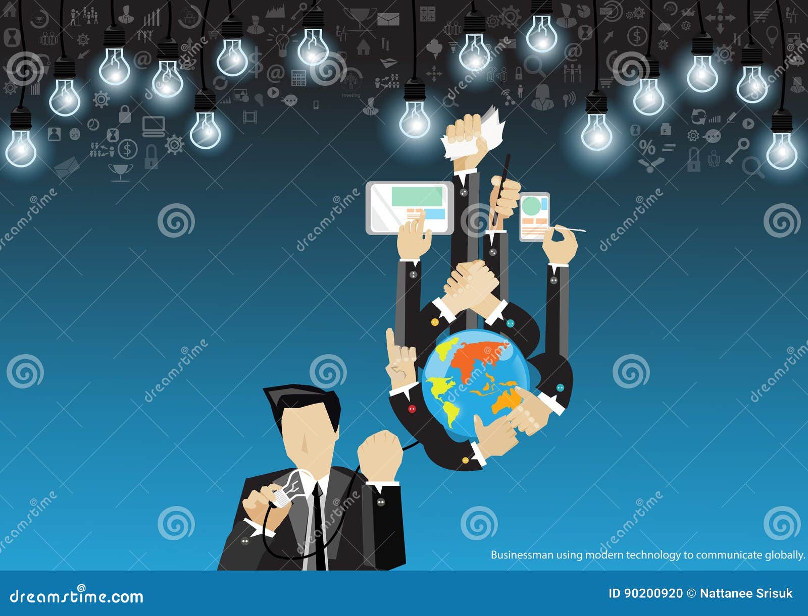 Technology Success Chart Stock Image | CartoonDealer.com #8832913