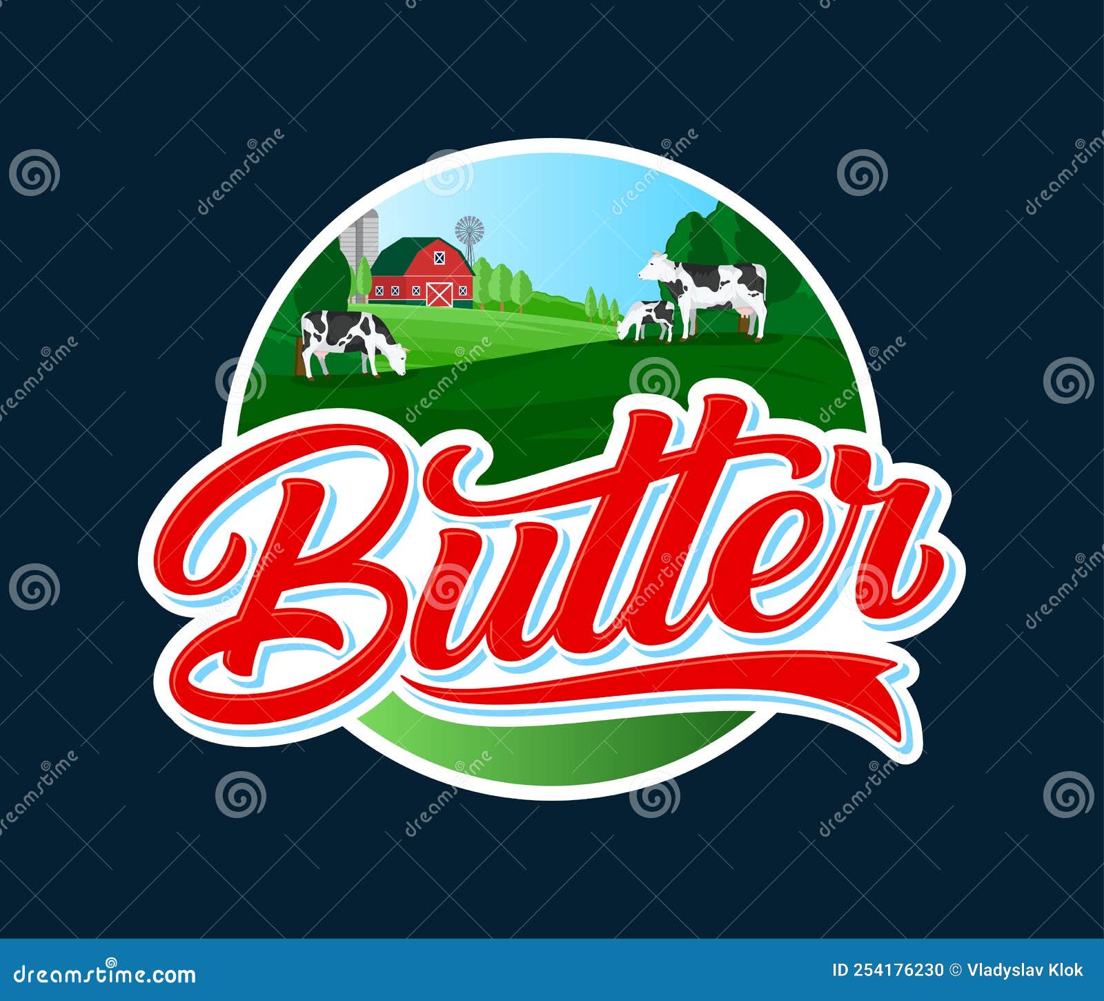 Vector Butter Packaging Design | CartoonDealer.com #254176236