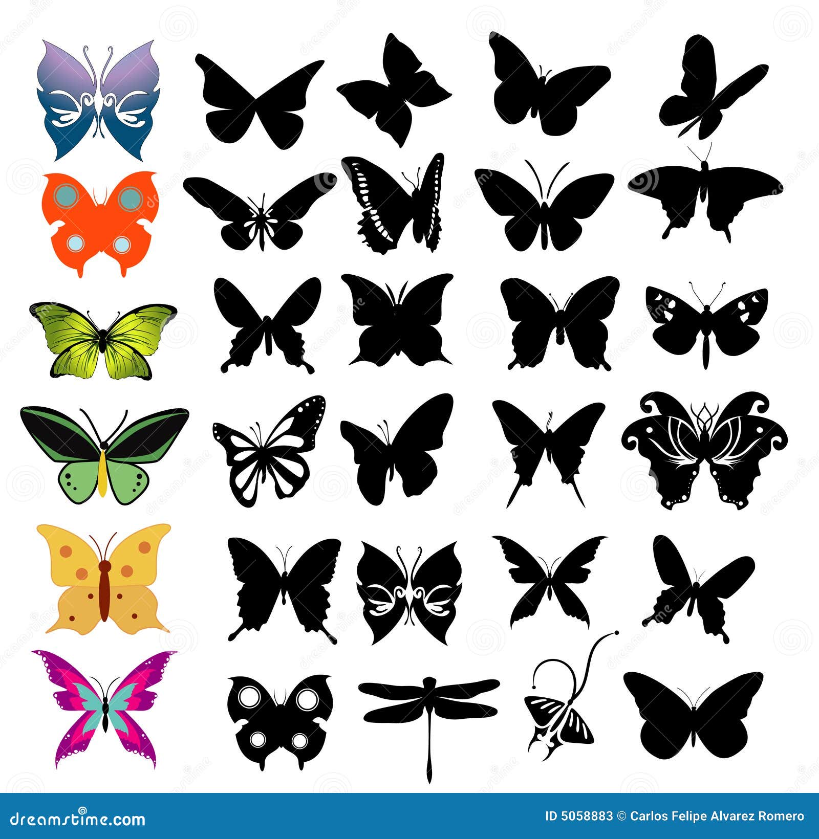Butterfly Shape Vector