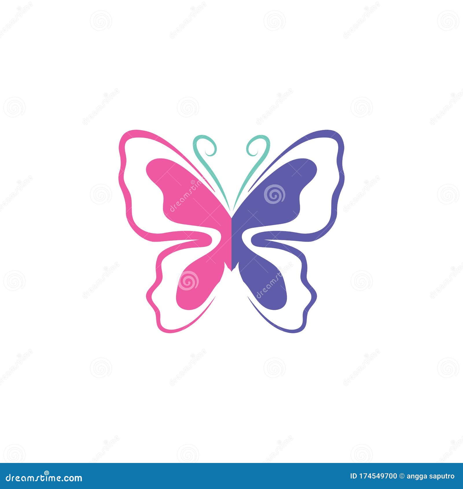 Vector Butterfly Conceptual Simple Colorful Icon Logo Vector Animal ... Vector Butterfly Conceptual Simple Colorful Icon Logo Vector Animal ...