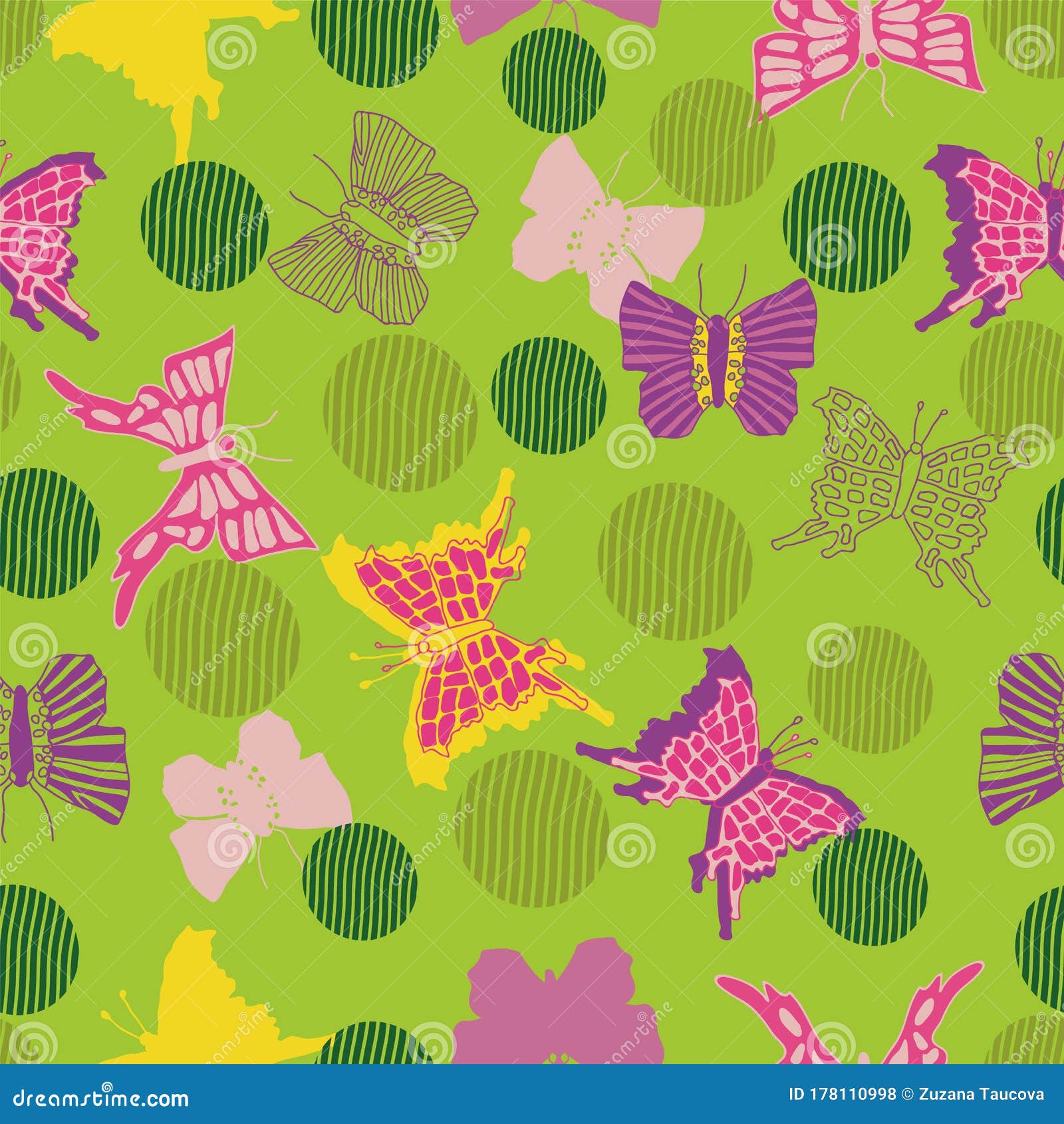 Green And Lila Music Notes Cartoon Vector | CartoonDealer.com #107182475