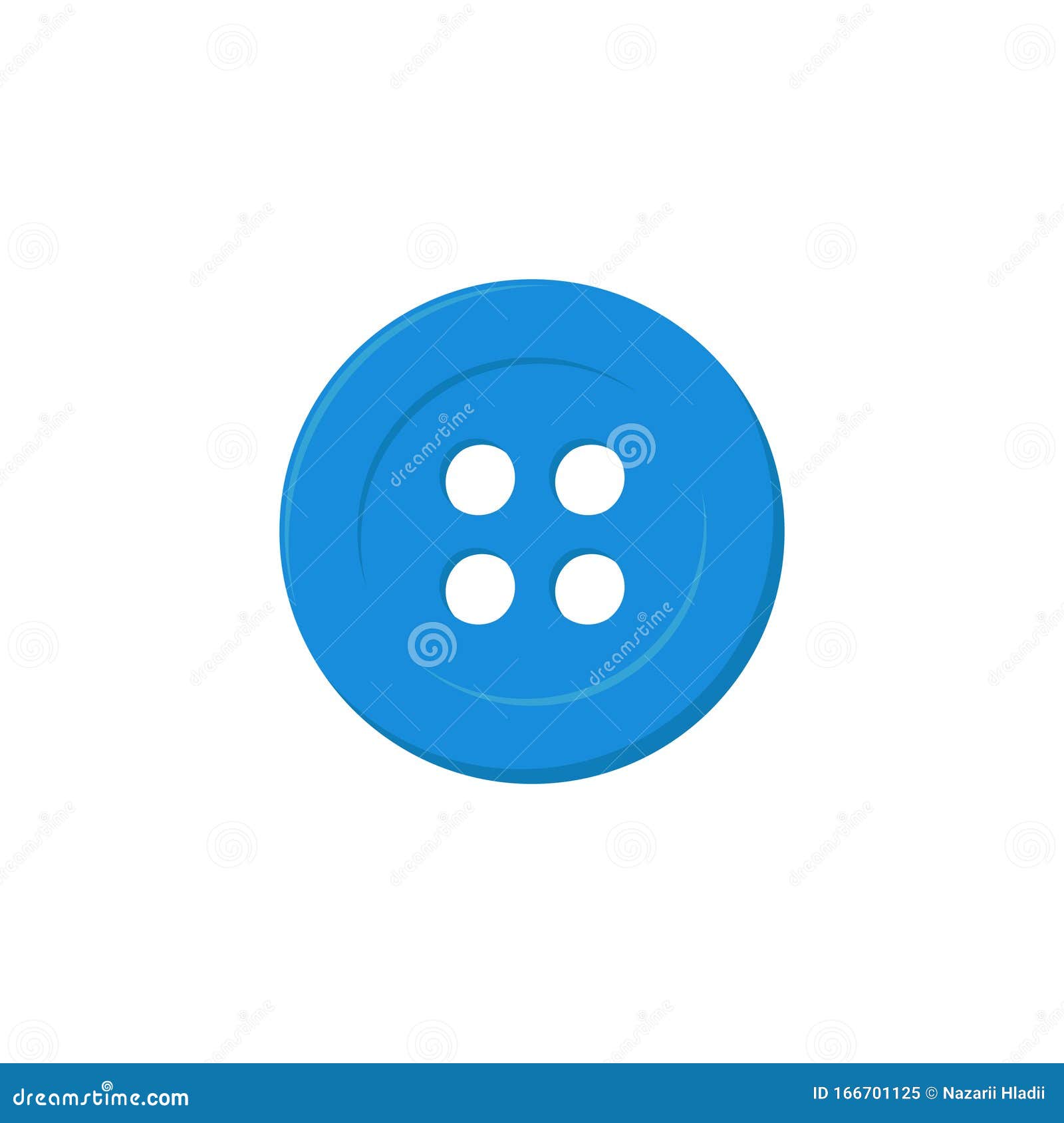 Vector Button for Clothes. Flat Design. Isolated. Stock Vector ...