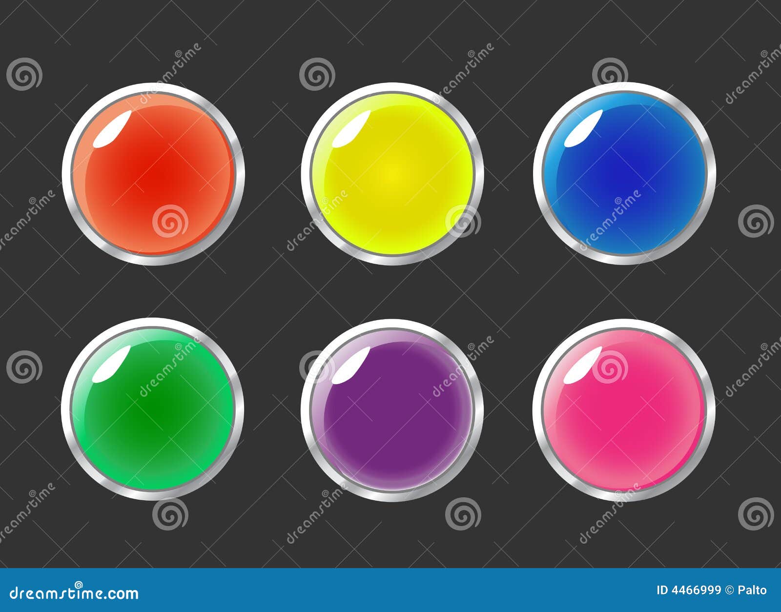 Vector button set stock vector. Illustration of sign, iconset - 4466999