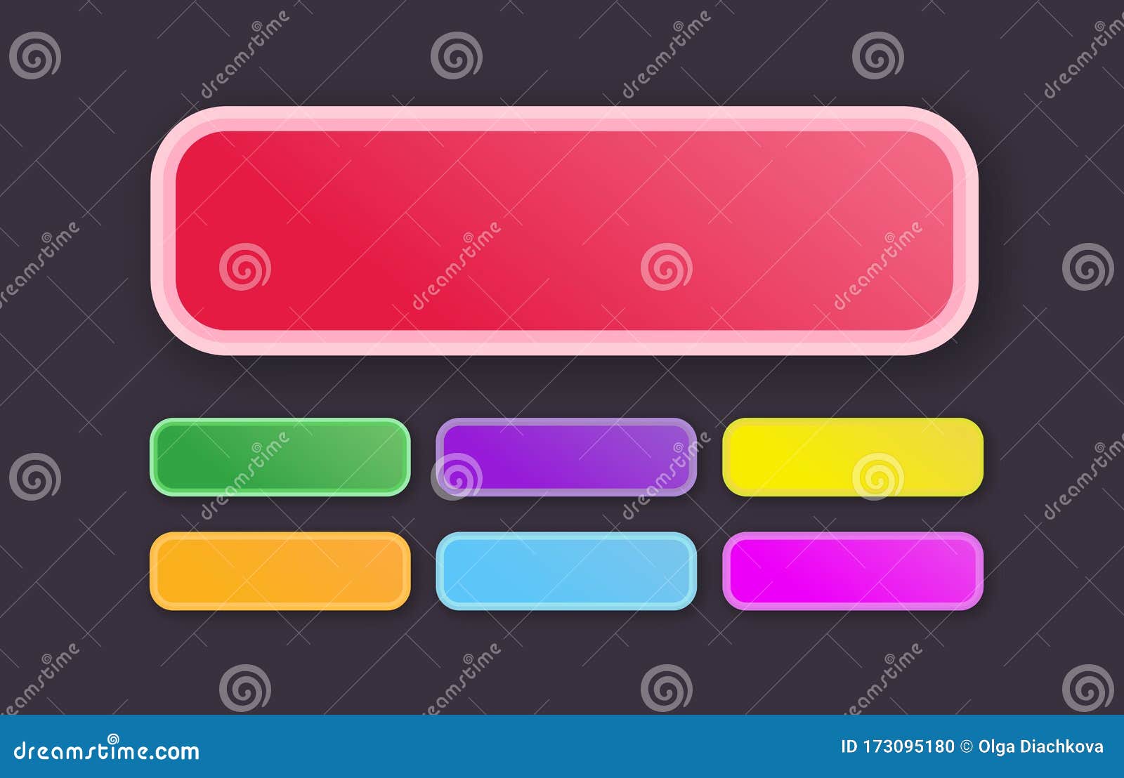 Vector Button Set Modern Gradient Style Stock Vector - Illustration of ... Vector Button Set Modern Gradient Style Stock Vector - Illustration of ...