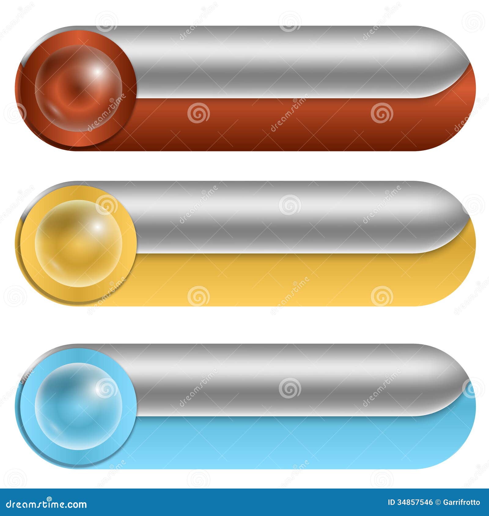 Vector buttons stock vector. Illustration of icon, color - 34857546