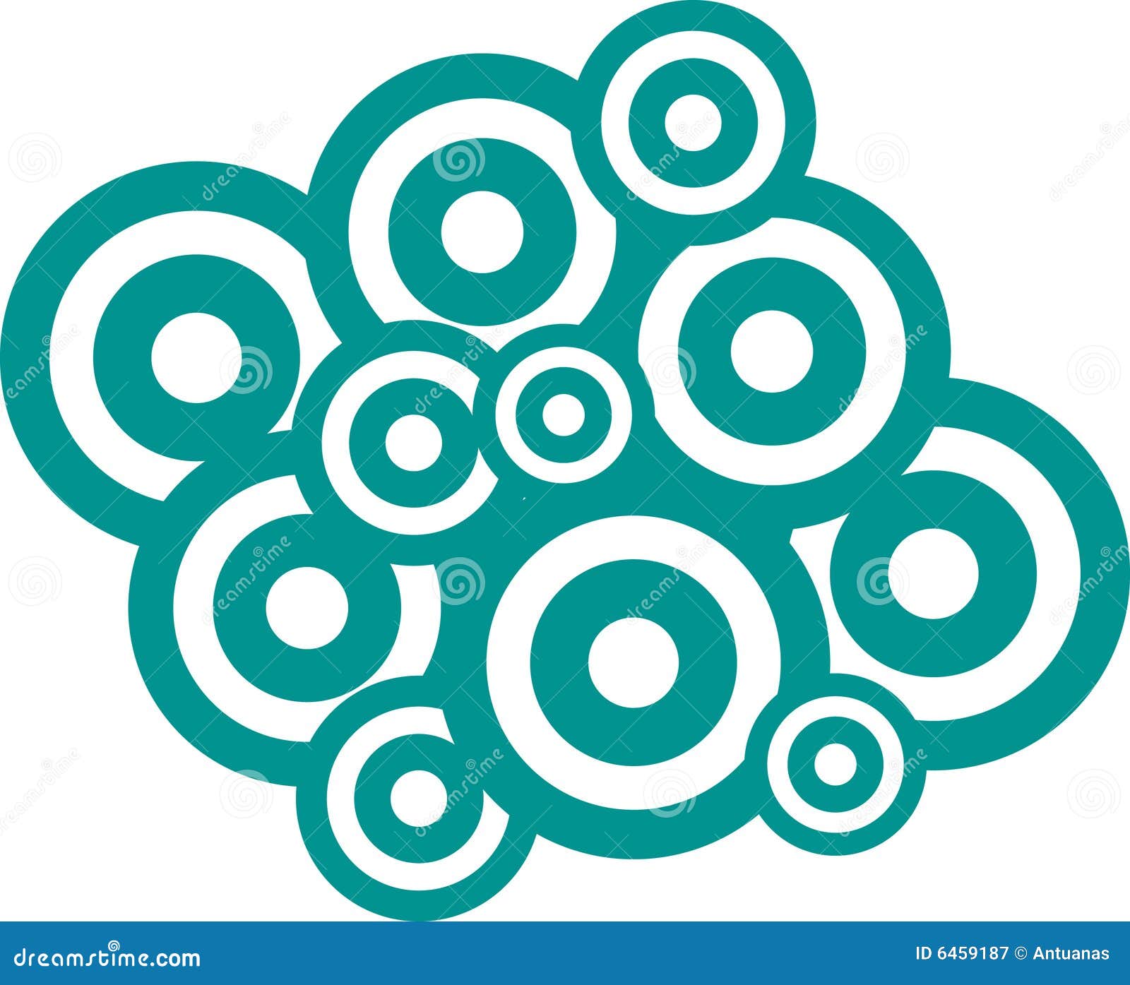 Vector círculos ilustração do vetor. Ilustração de projeto - 6459187