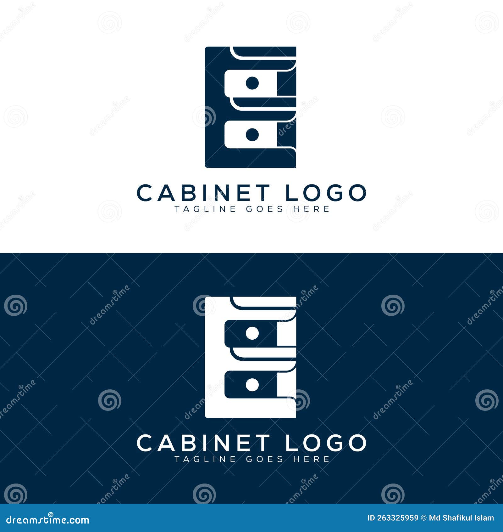 Vector Cabinets Logo Design Template Stock Illustration - Illustration ...