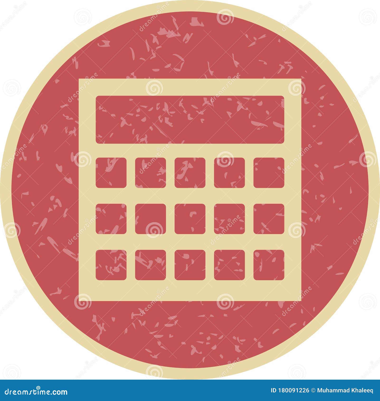 Vector Calculation Icon stock illustration. Illustration of math ...