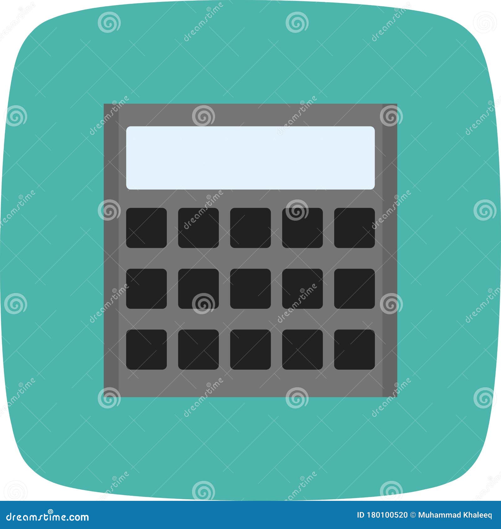 Vector Calculation Icon for Personal and Commercial Use. Stock ...