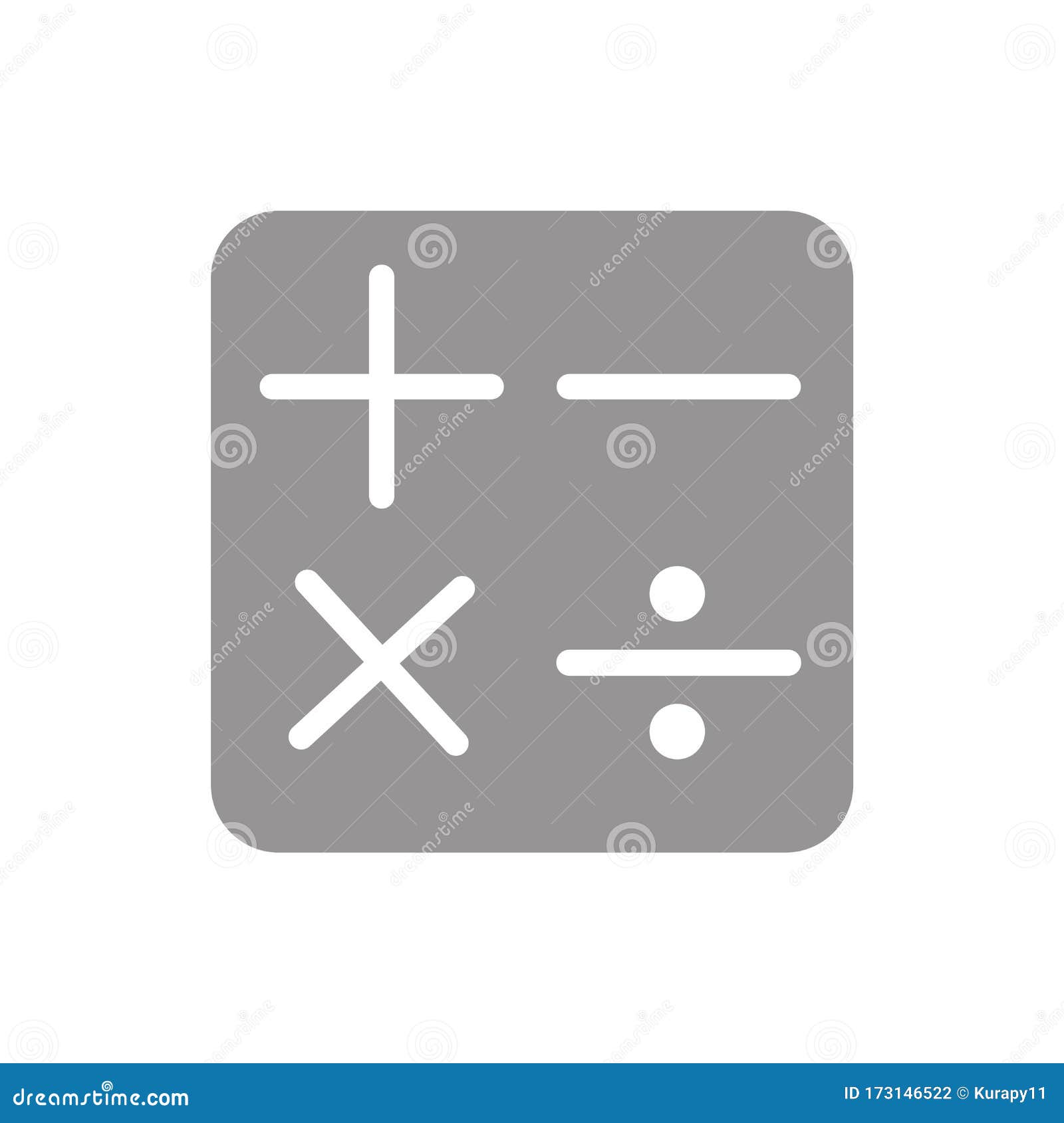 Calculator Symbol - Mathematics Illustration Sign, Calculator Icon ...