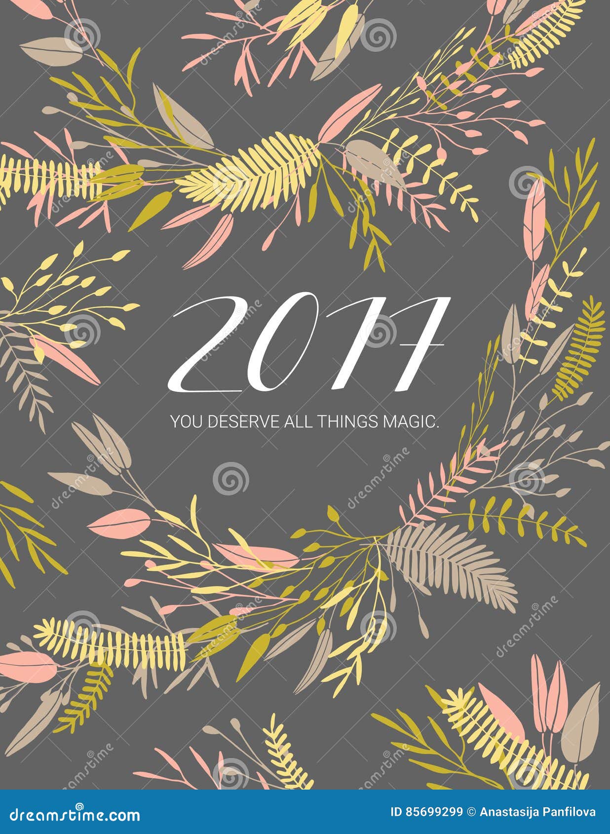 Vector calendar cover. stock vector. Illustration of modern - 85699299