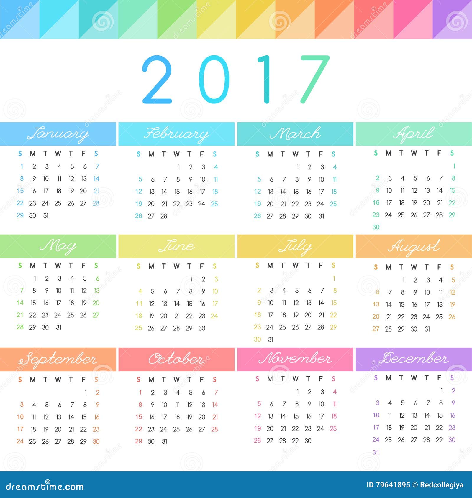 Vector calendar grid stock vector. Illustration of line - 79641895