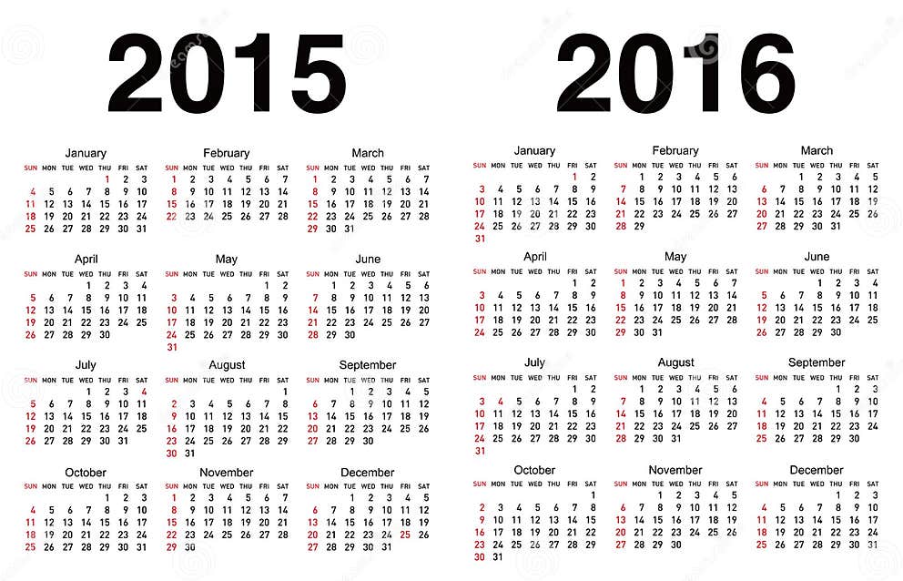 Vector calendar template stock vector. Illustration of design - 42283007