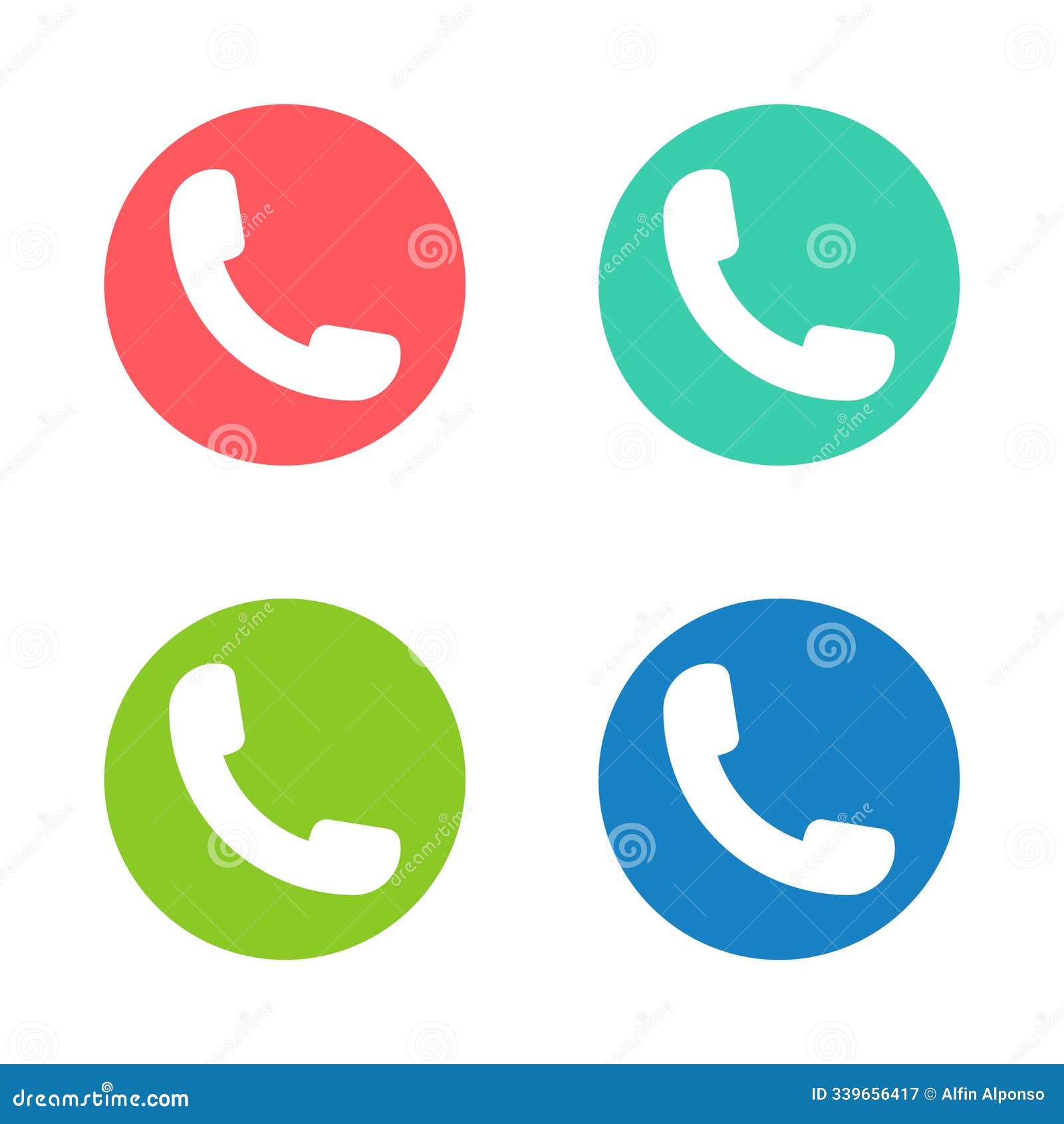 Vector Call Us Now Icons. Phone Call Icon Set Stock Illustration ...