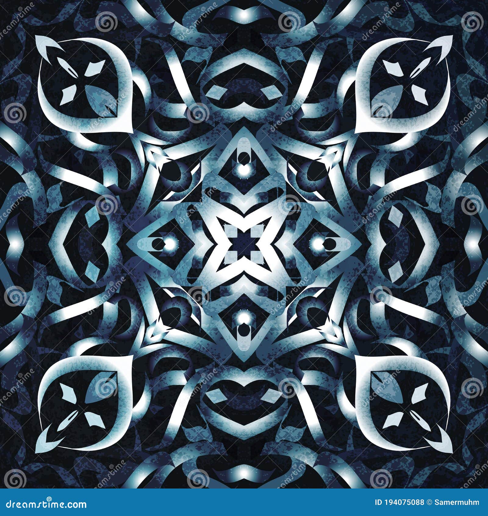 Abstract Calligraphy In The Style Of Gothic. Strength Lettering Art ...