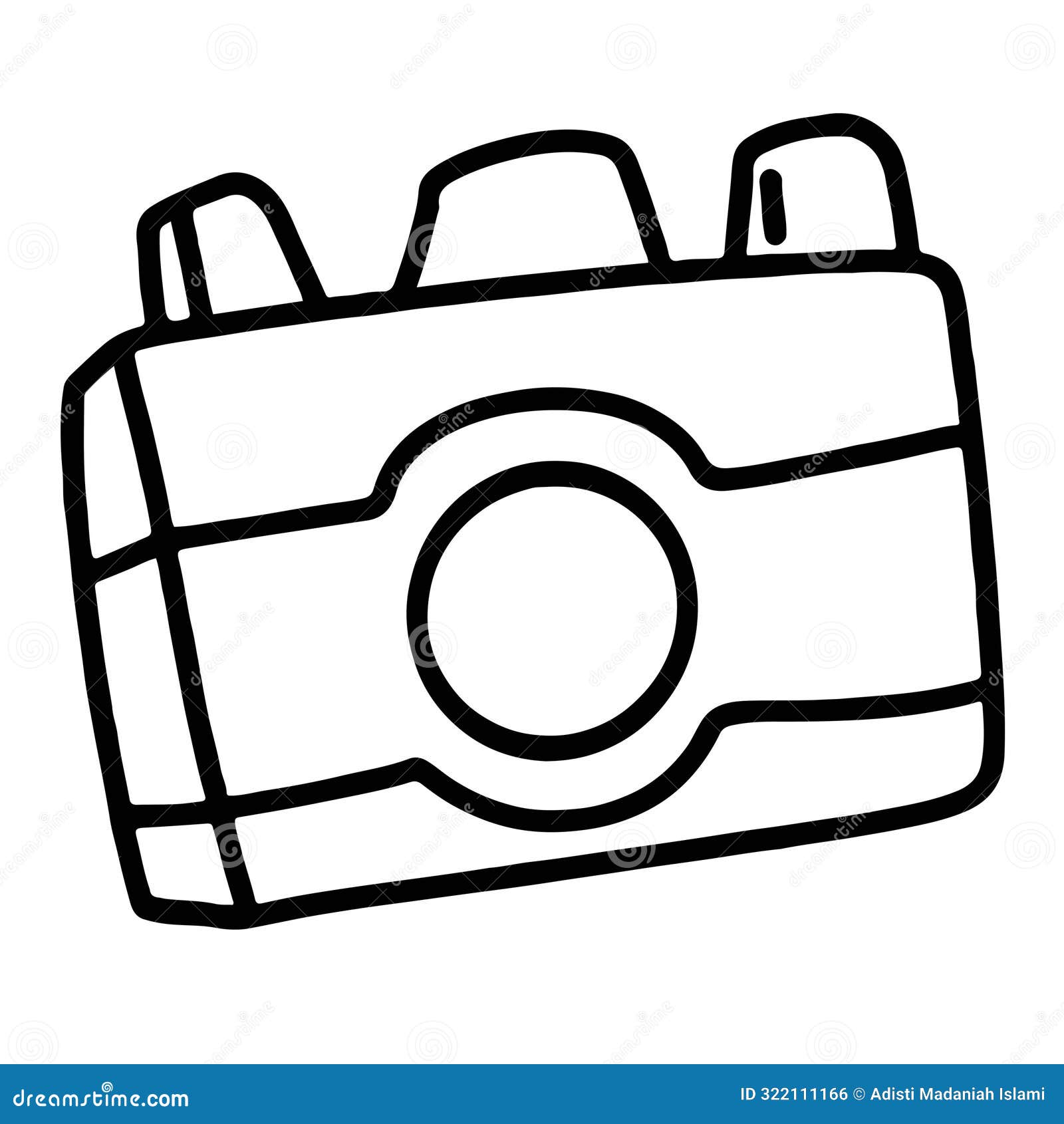 Vector Camera Doodle Style Cute & Minimalist Stock Vector ...