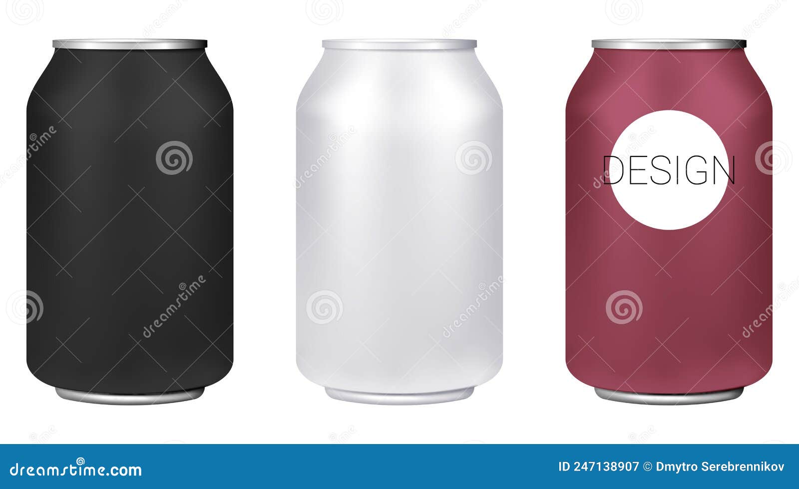A Vector Can in Mesh Gradient Style Stock Vector - Illustration of ...