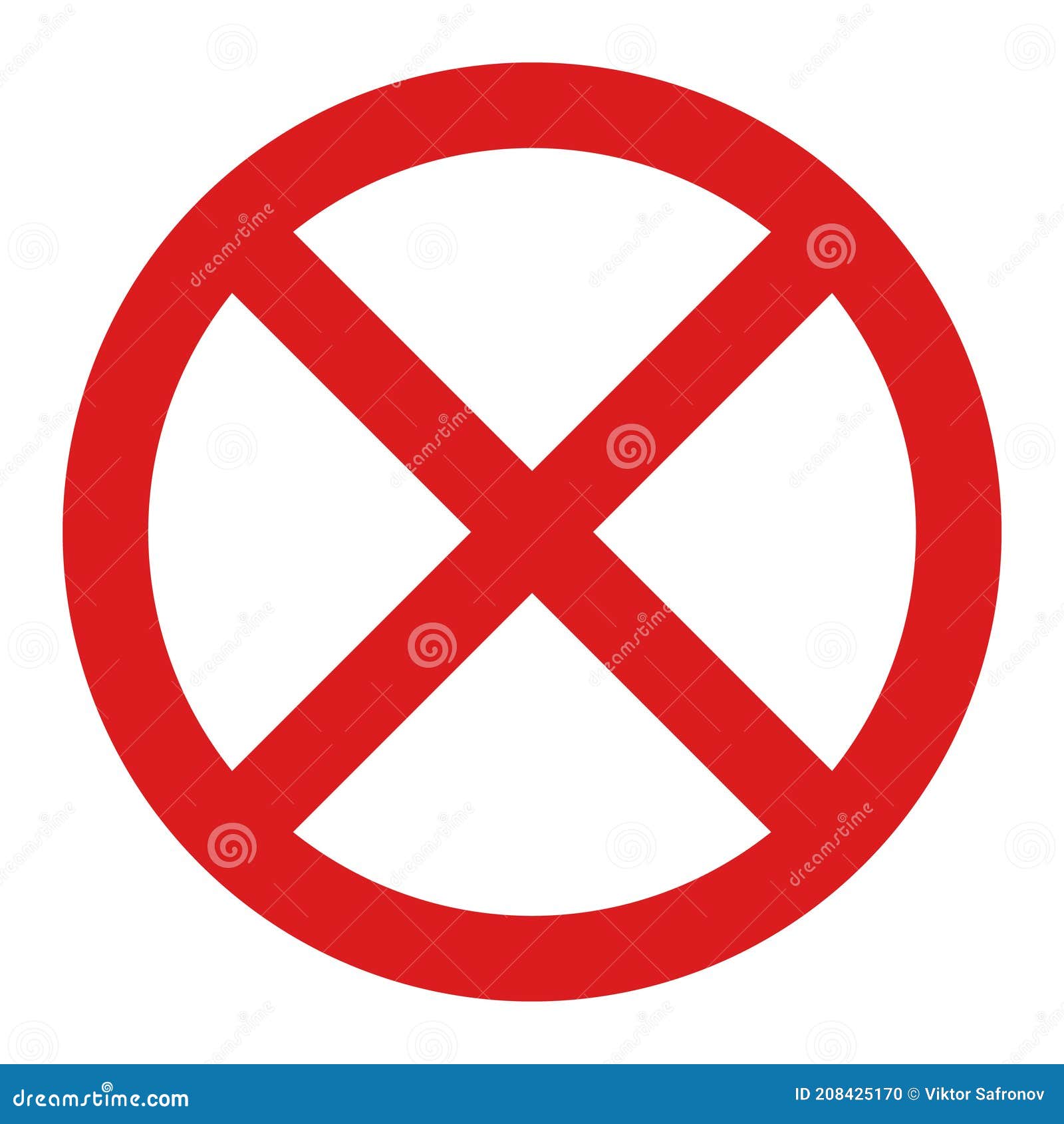 Vector Cancel Flat Icon Symbol Stock Vector - Illustration of available ...