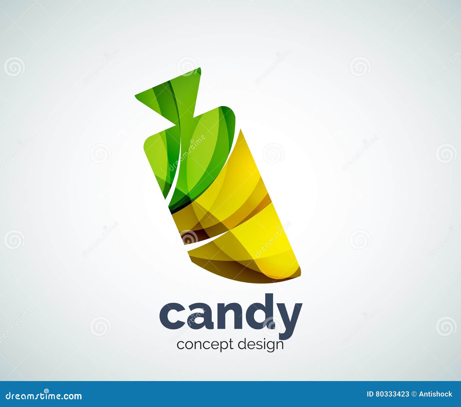 Vector candy logo template stock vector. Illustration of graphic - 80333423