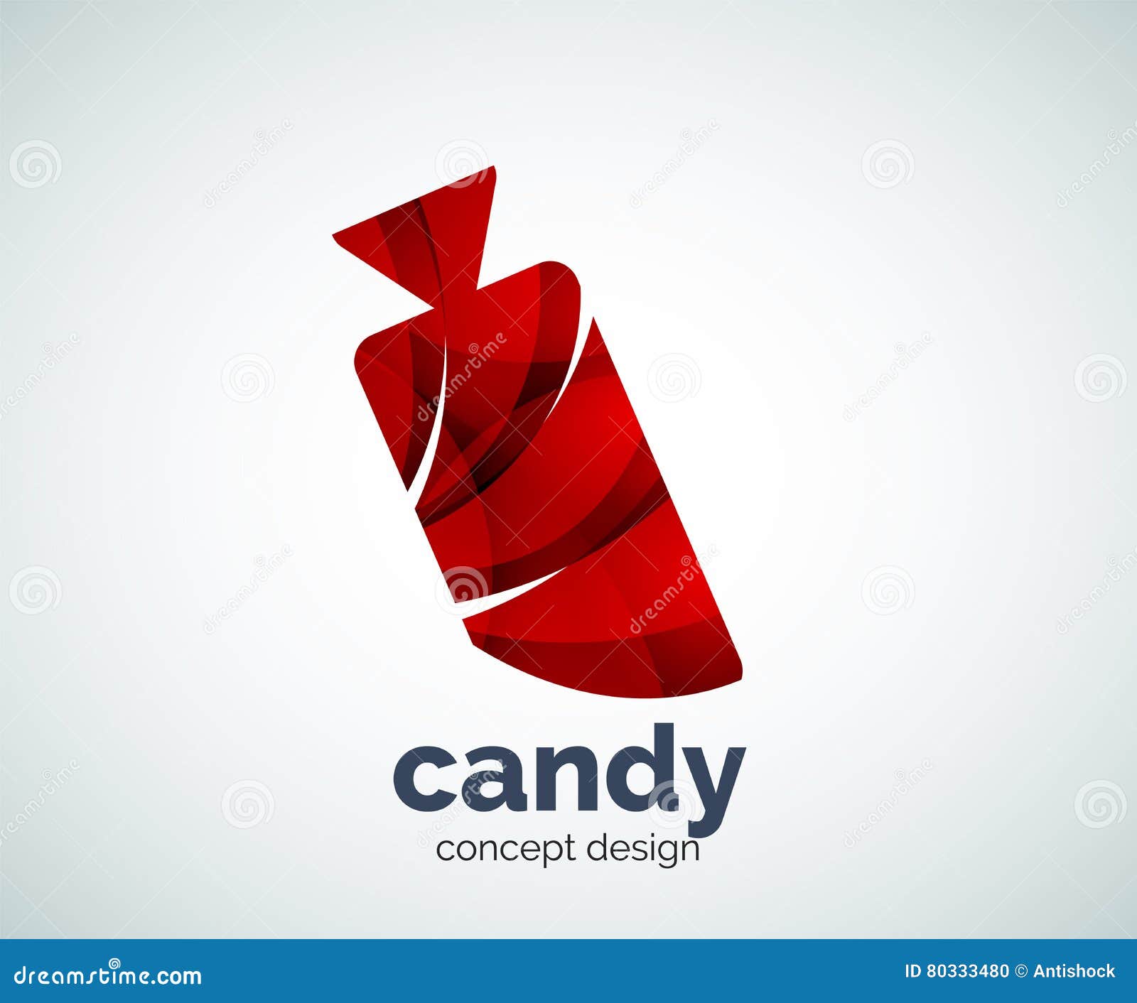 Vector candy logo template stock vector. Illustration of design - 80333480