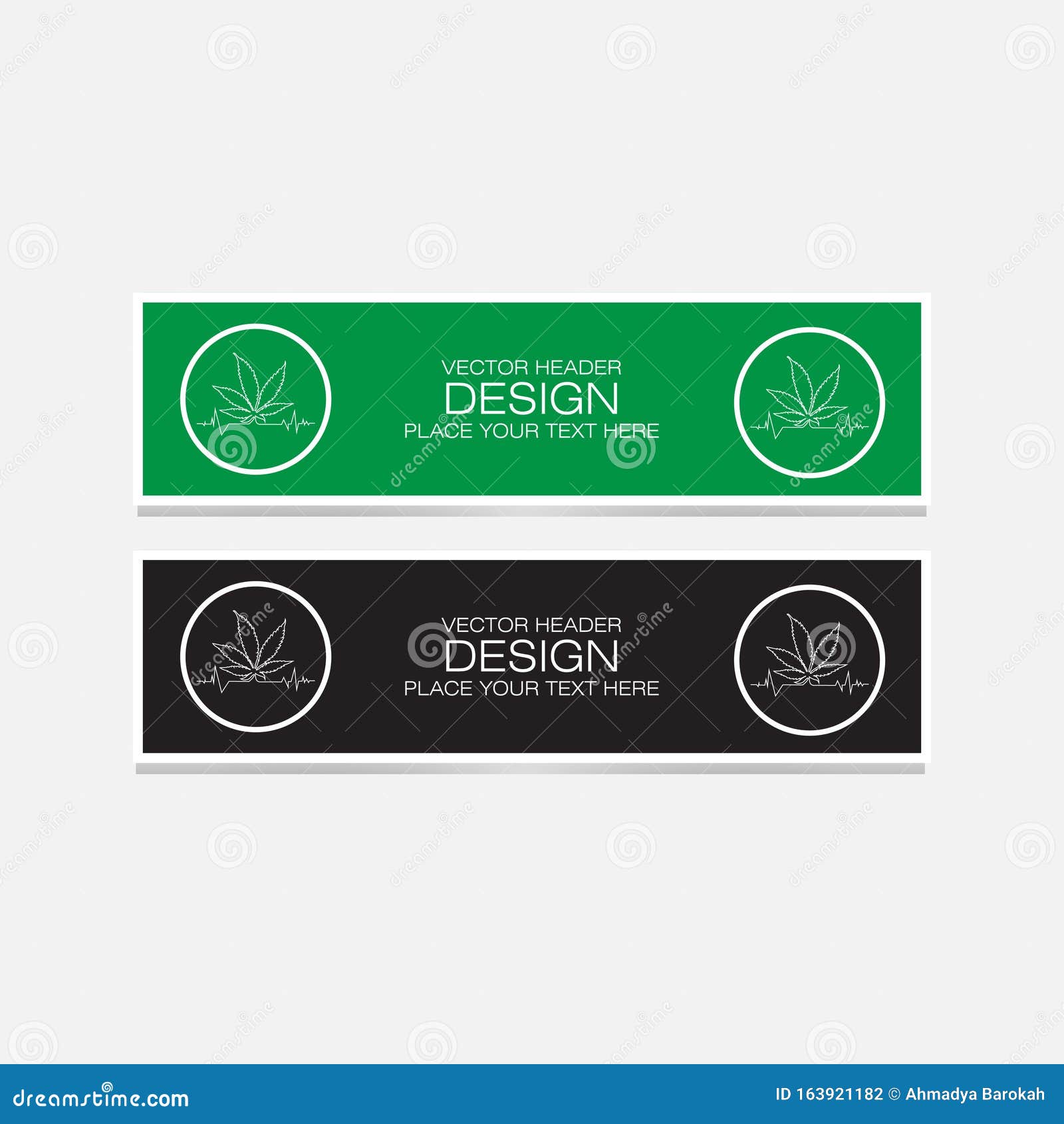 Vector Cannabis Design Banner Web Template. for Web,business and ...