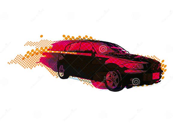 Vector car stock vector. Illustration of power, design - 5471694
