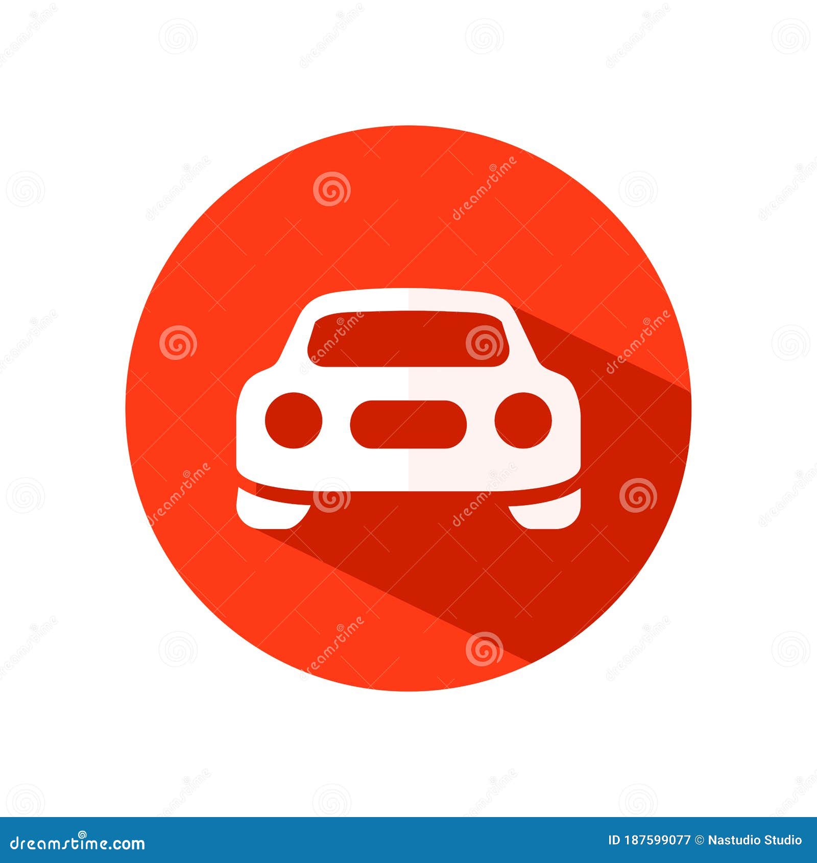 Vector Car Icon on a Transparent Background Illustration Stock Vector ...