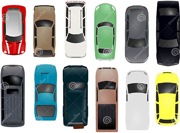 Vector car set stock vector. Illustration of graphic - 11890714