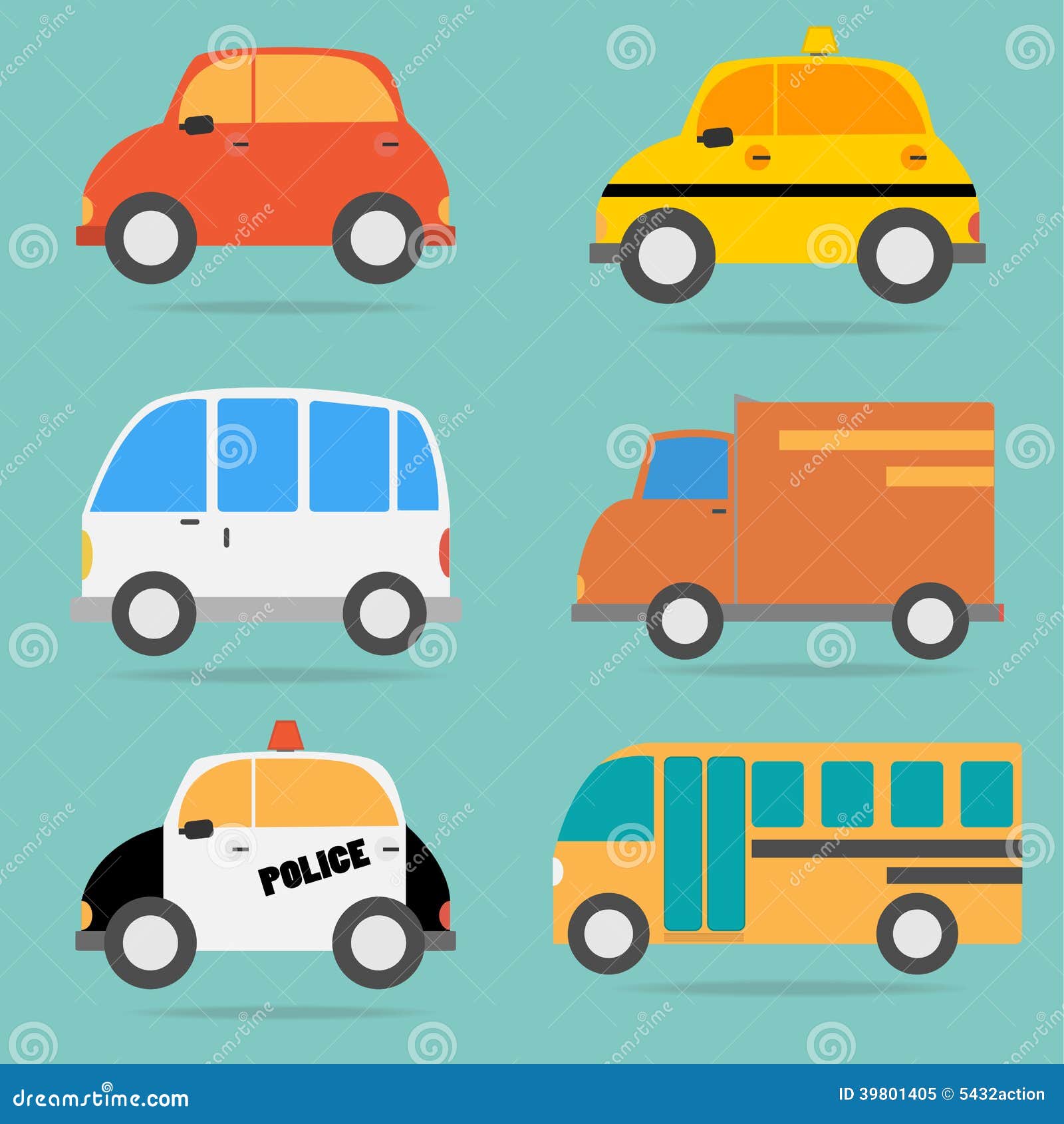 Vector of Car vehicle set stock illustration. Illustration of icon ...