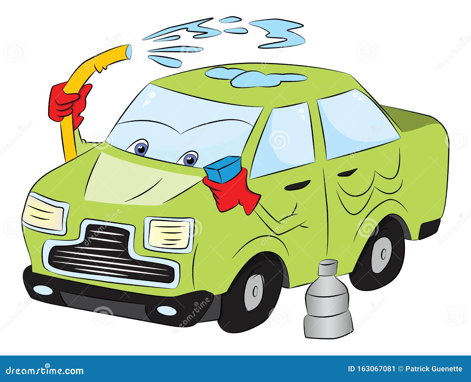 Vector of car wash stock vector. Illustration of sponge - 163067081