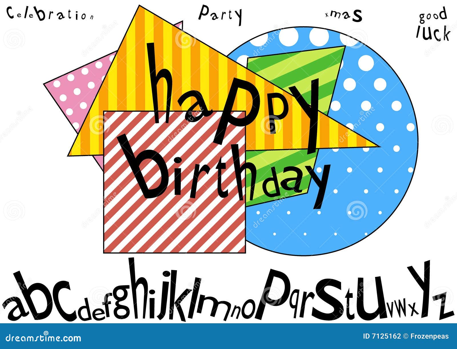 Vector Card Design stock vector. Illustration of luck - 7125162