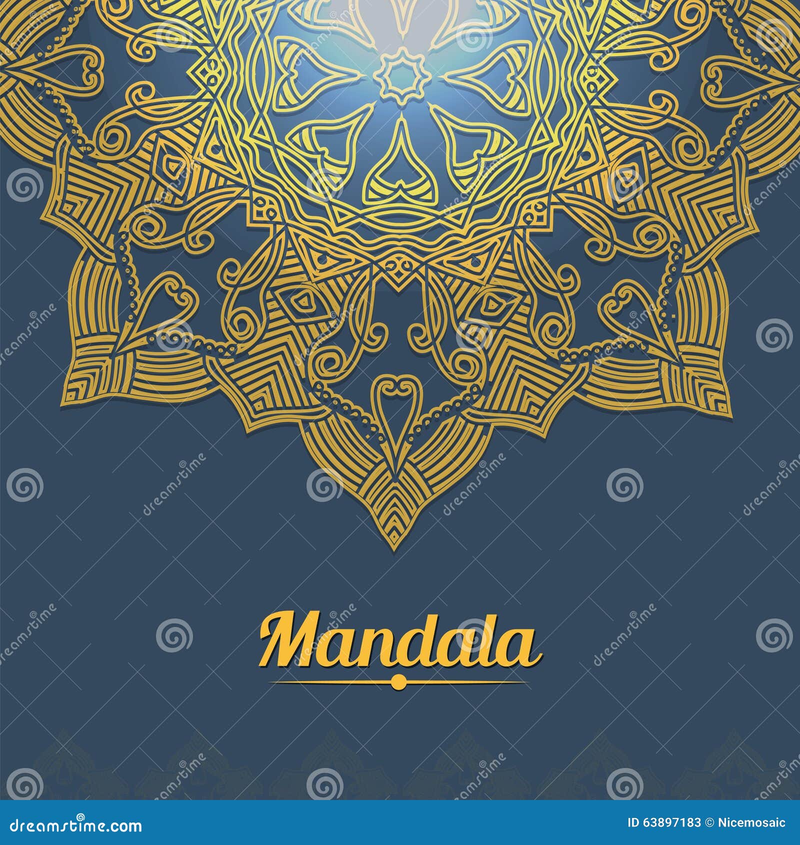 Glow Mandala Chakra Effect Animation Background Royalty-Free Stock ...