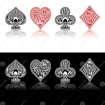 Vector card symbols stock vector. Illustration of texas - 5250127