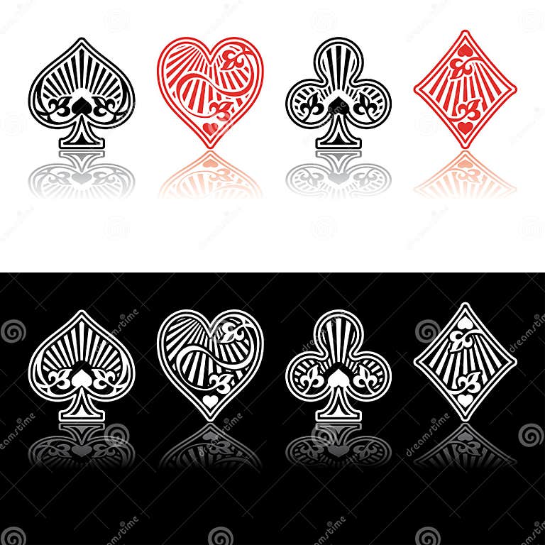 Vector card symbols stock vector. Illustration of texas - 5250127