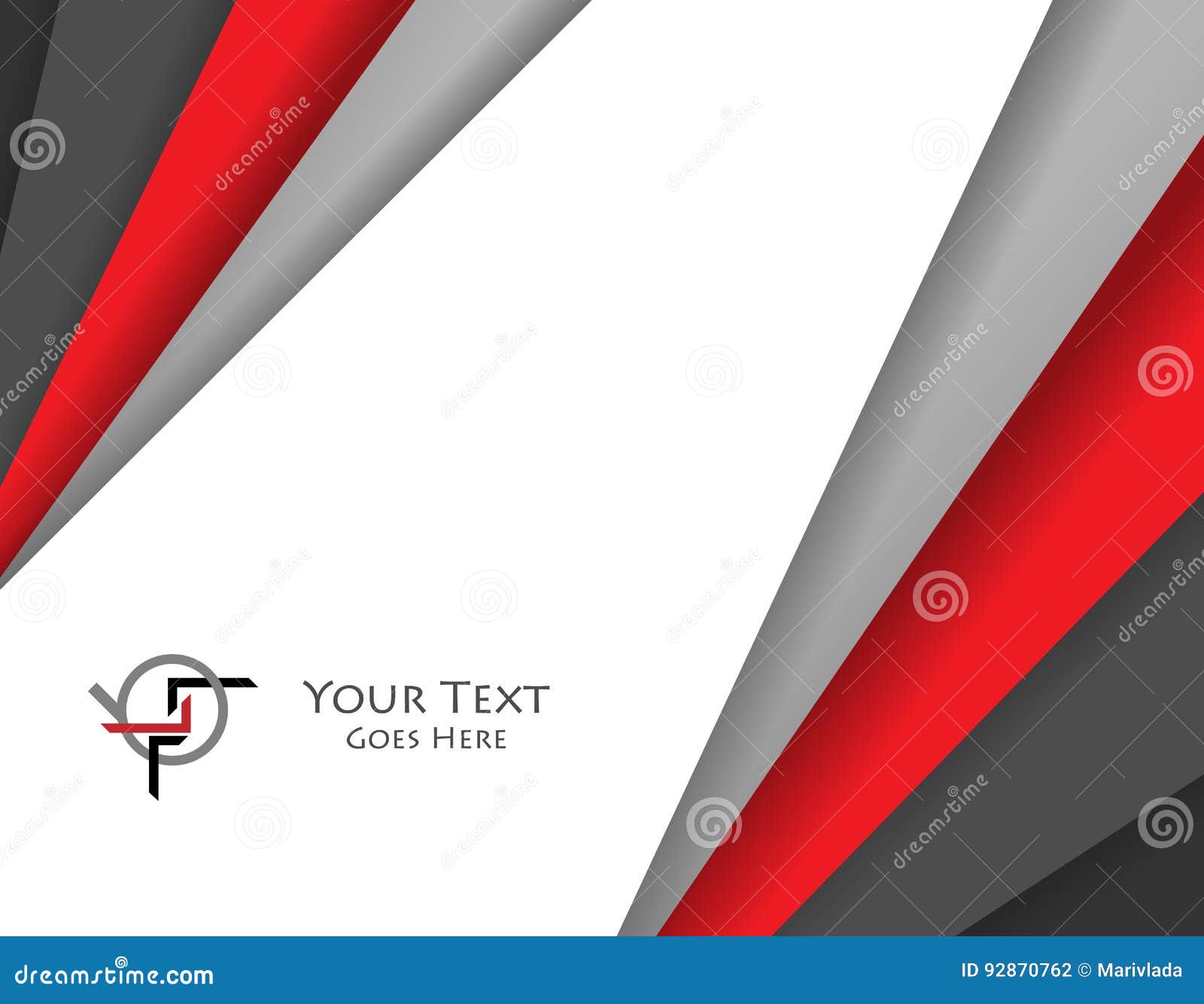 Vector card template stock vector. Illustration of background - 92870762