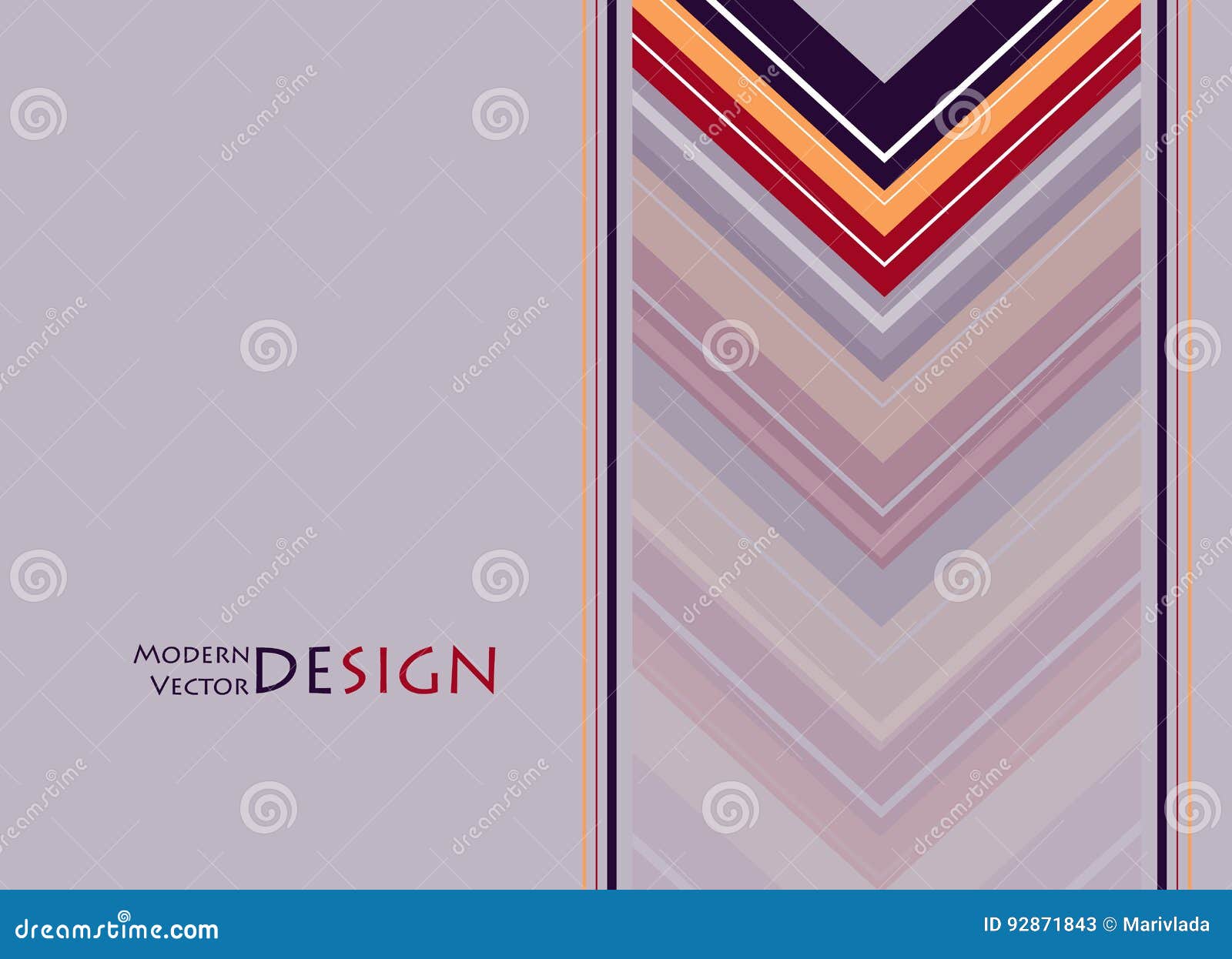 Vector card template stock vector. Illustration of presentation - 92871843