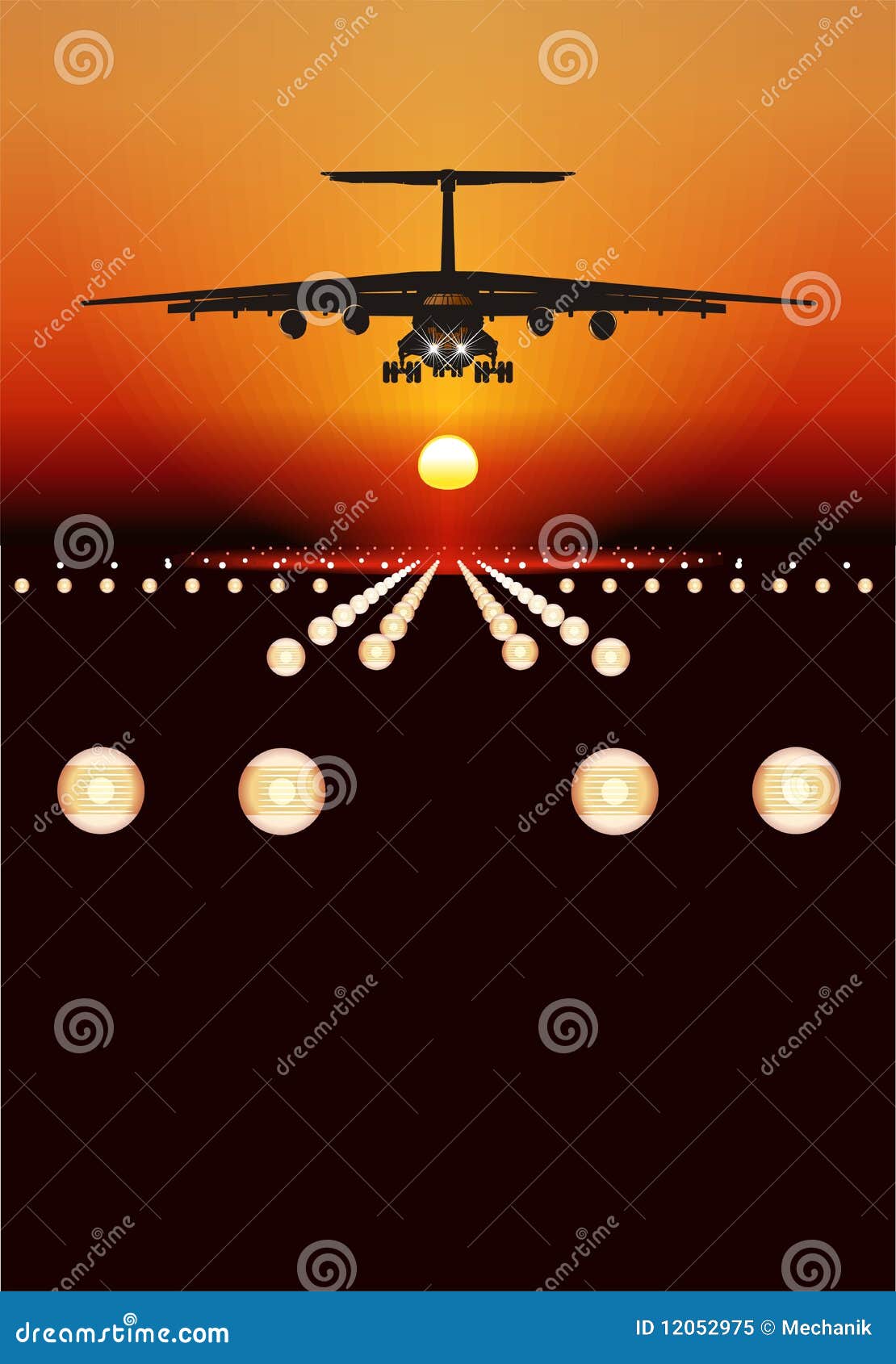 Vector cargo airplane stock vector. Illustration of aircraft - 12052975